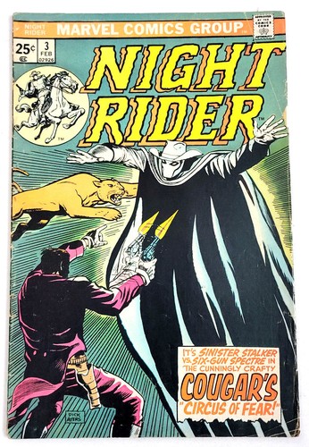 NIGHT RIDER # 3 (1975) - MARVEL COMICS | eBay