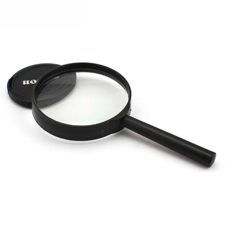 Magnifying Glass 60mm 75mm Large Magnifier Reading Glass Lens Handheld ...