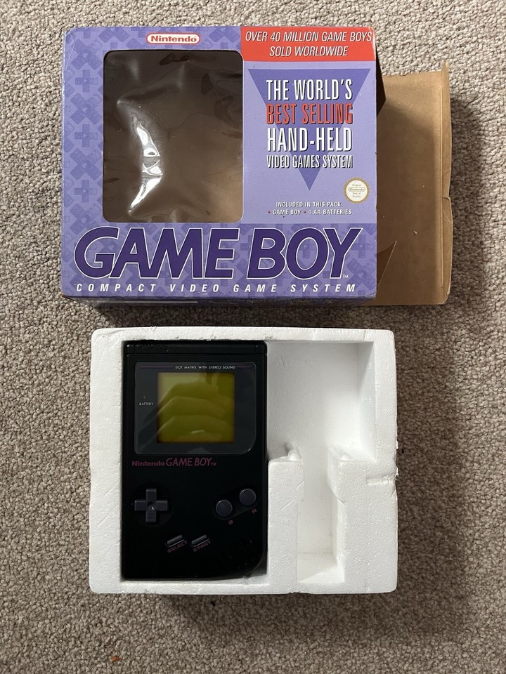 Nintendo Gameboy Black Console Boxed | eBay UK