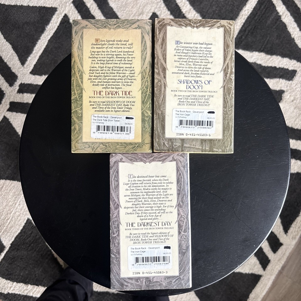 Dennis L. McKiernan The Iron Tower Trilogy. 1-3 All 1st Signet Printing ...