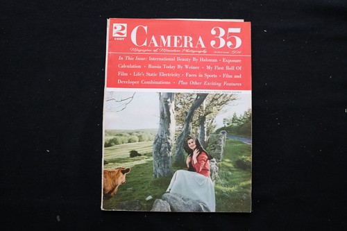 1957 FEB CAMERA 35 MAGAZINE - MARIE CLANCY COVER - E 10224 | eBay