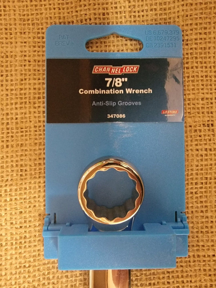Channellock (Since 1886) Combination 7/8 Inch (347086) Standard Wrench ...