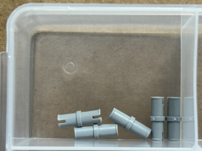 LEGO Parts - Light Bluish Gray Technic, Pin - No 3673 - QTY 5 | eBay