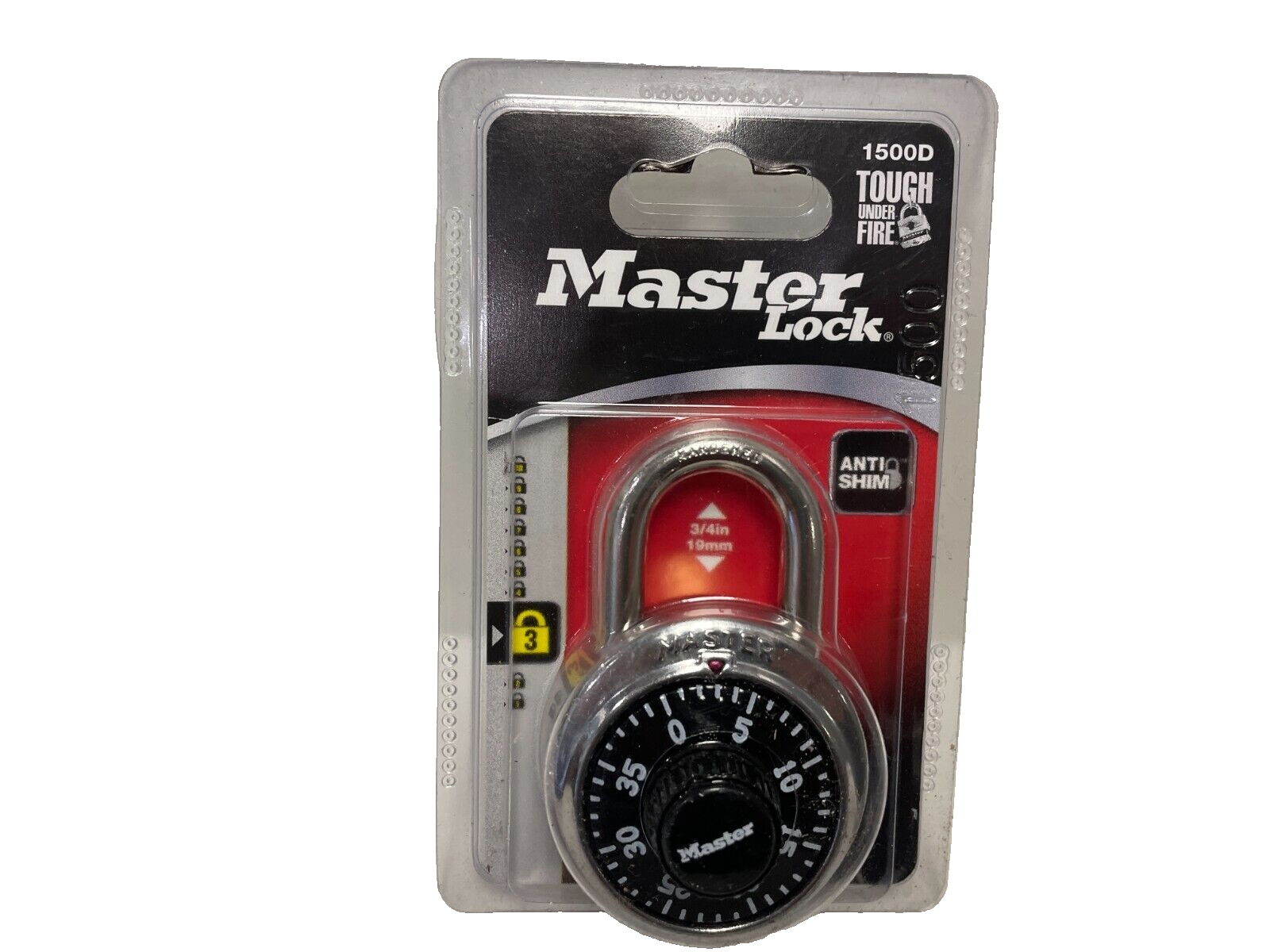 lot of 5 Master Lock Stainless Steel Combo Combination Lock Anti Shim ...