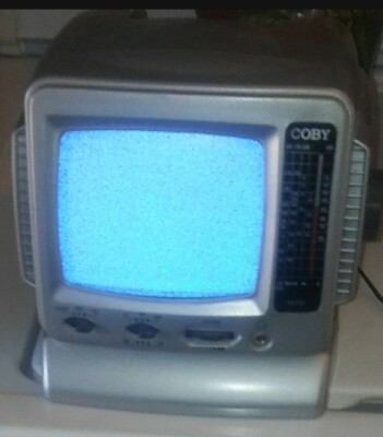 Coby 5 Inch Black And White Vintage TV With Plug | eBay