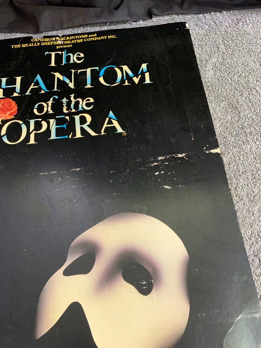 Spook Van De Opera Broadway Poster Phantom Of The Opera, Poster Art,