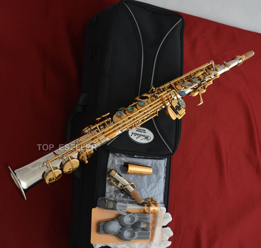 Silver Soprano Saxophone