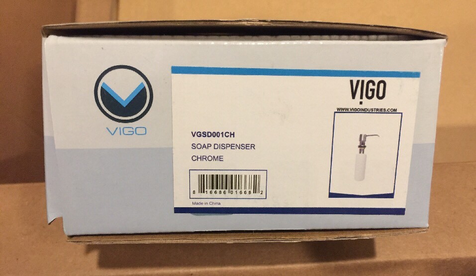 VIGO VGSD001CH Kitchen Soap Dispenser Chrome Finish | eBay