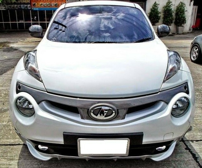 fits NISSAN JUKE 2011-15 front Li painted under spoiler Free Shipping ...