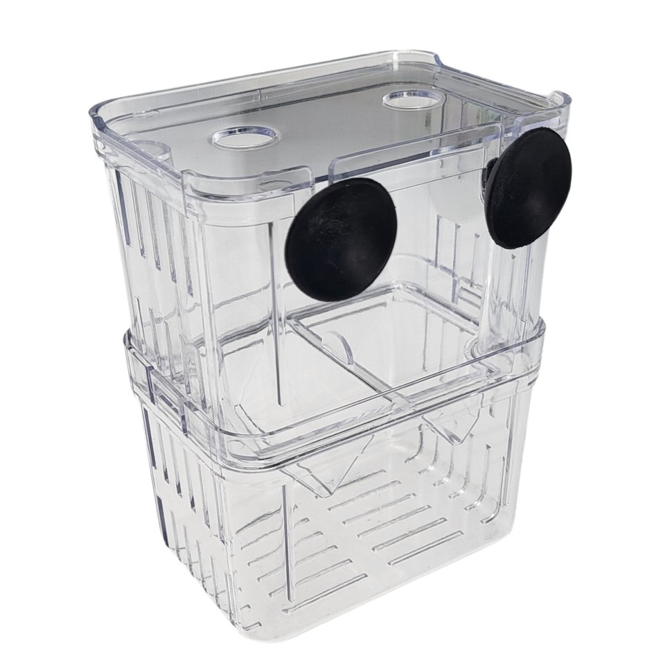 Aquarium Fish Breeding Box Live Bearer Fry Tank Hatchery Baby Trap ...