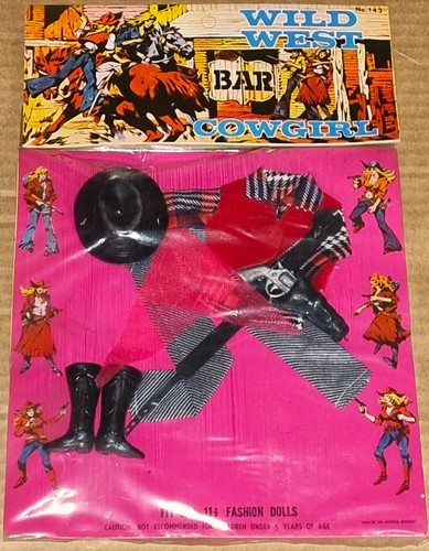 Gi Joe Knock off Wild West K/O 1 Cowgril 12" Action Figure 1/6 Outfit ...