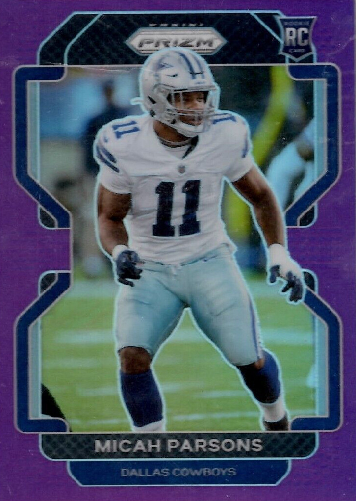 2021 Panini Prizm - Rookie Purple Prizm #382 Micah Parsons /125 (RC ...