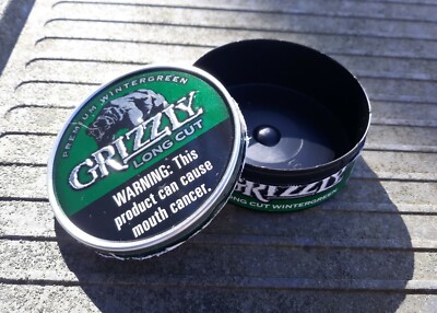 90 EMPTY GRIZZLY CANS for Crafts SMOKELESS, NO TOBACCO, TINS DIP SKOAL ...