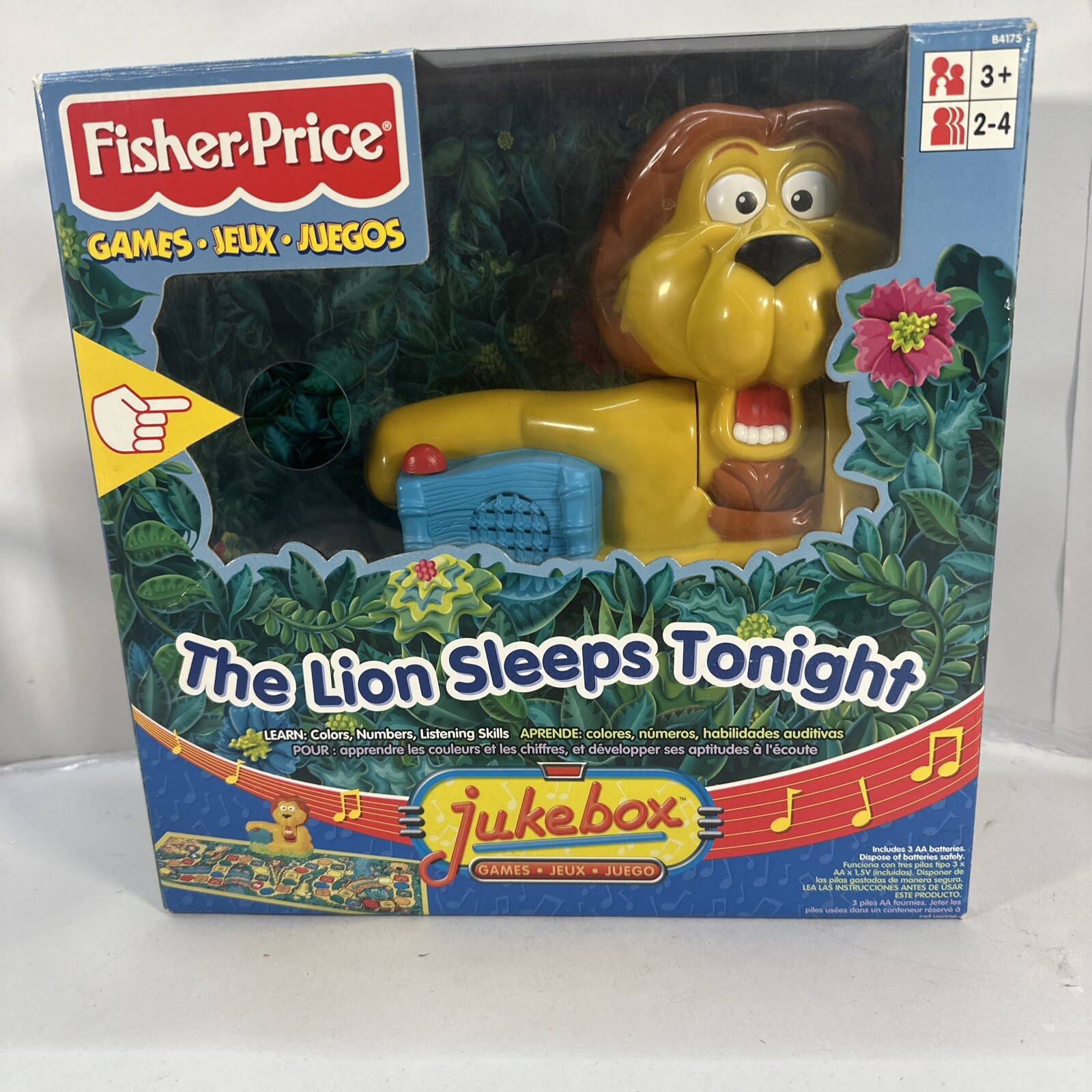 2003 Fisher Price The Lion Sleeps Tonight Jukebox Game Colors Numbers ...