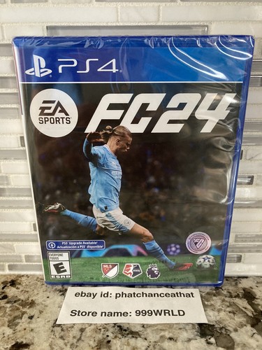 FC 24 PS4 Sony PlayStation 4 Brand New Factory Sealed US Edition Soccer ...