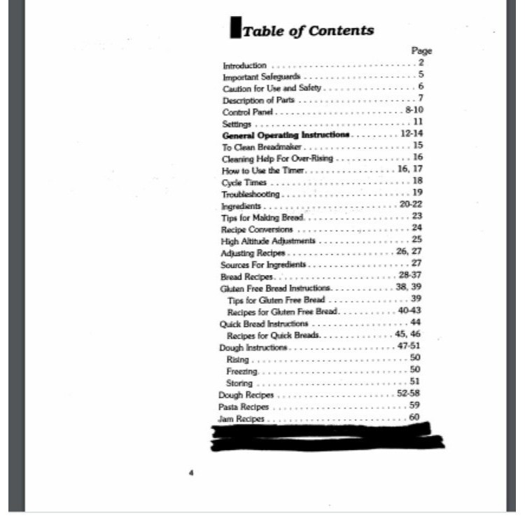 Regal k6783 Bread Maker Machine Owner Manual(Only!) & Cookbook 60 pages ...