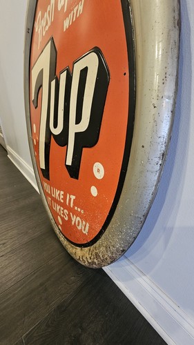 7 up sign Oval Sign 1950s | eBay