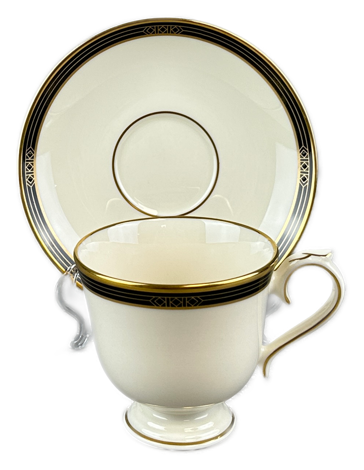 Lenox Langdon Gate Cup and Saucer Coffee Tea Ambassador Collection Set ...