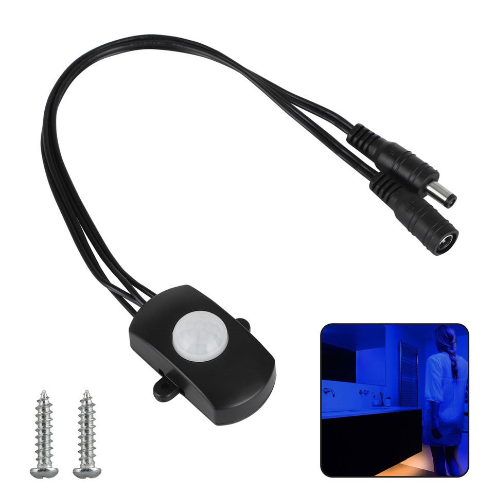 30cm 5V-24V PIR Infrared Ray Motion Sensor Switch USB/DC LED Detector ...