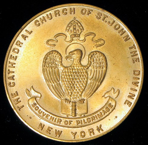 VINTAGE CATHEDRAL CHURCH OF ST JOHN THE DEIVINE PILGRIMAGE TOKEN NEW ...