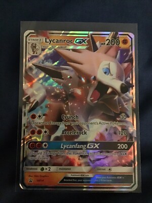 2017 Pokémon TCG Sun & Moon Black Star Promo SM14 Lycanroc GX | eBay