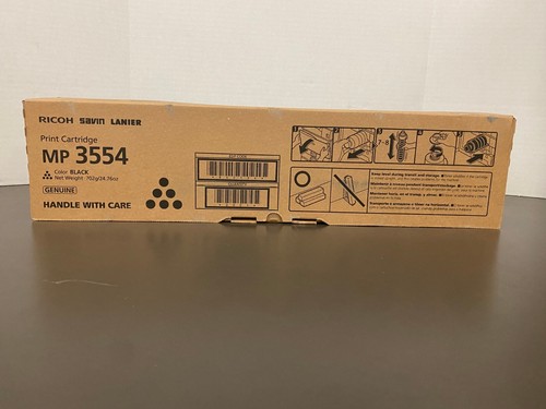 Ricoh Genuine MP 3554 Black Toner 842124 OEM MP 2554 3054 3055 29744AM ...