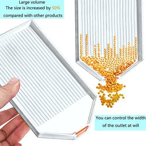 12 Pcs Diamond Painting Tool Plastic Bead Sorting Tray, Extra Large ...