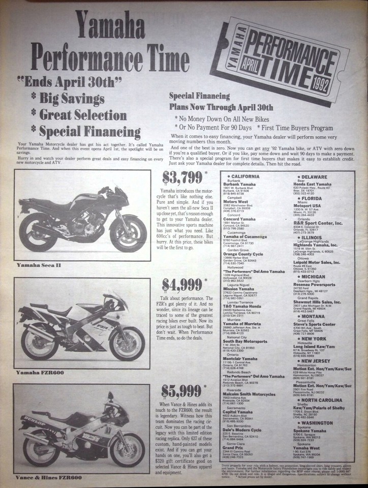 DOOHAN WINS WET AND WILD JAPANESE RR GP - CYCLE NEWS, APRIL 16, 1992 ...