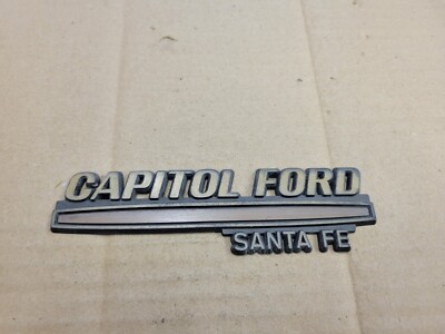Capitol Ford Santa Fe New Mexico Car Dealership Emblem Badge Logo ...