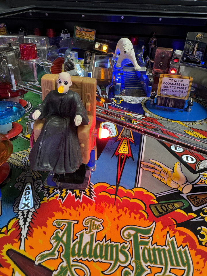 Addams Family Pinball Machine Bally 1991, Excellent condition with many ...