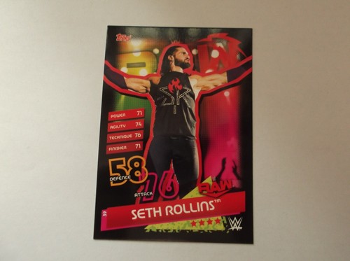 WWE / Topps Slam Attax Reloaded "SETH ROLLINS" #39 Trading Card | eBay UK