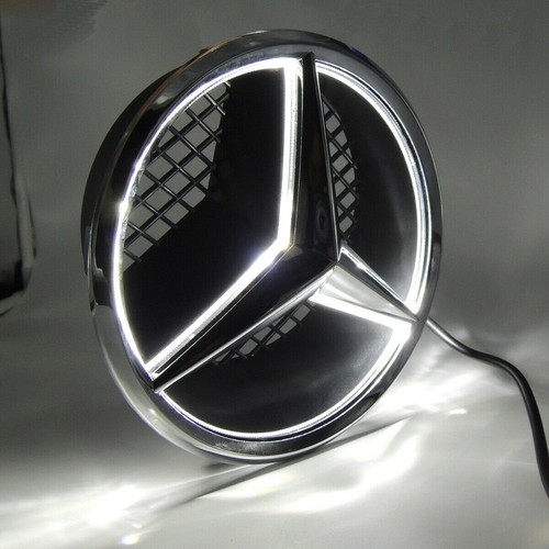 For Mercedes Benz LED Emblem Front Grille Illuminated Logo Star Badge ...