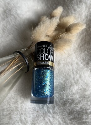 Maybelline Color Show Bocades 222 Beaming Blue (Nail Lacquer) | eBay ...