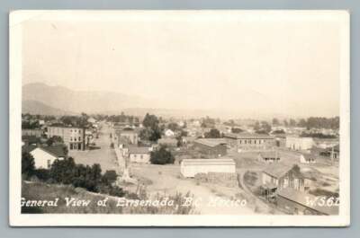 Ensenada Baja California RPPC Antique Photo Postcard~Railroad~Tarjeta ...