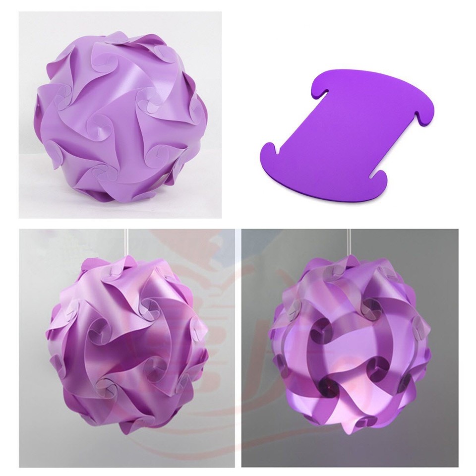 30PC Small 10"/25cm CREATIVE MODERN IQ Puzzle Jigsaw Light Lamp ...