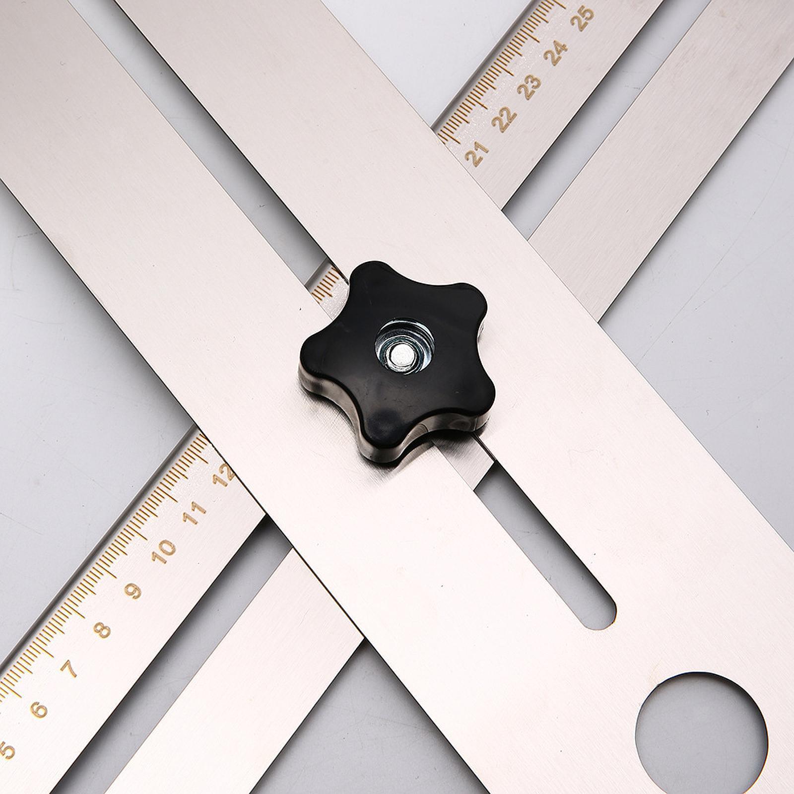 Ceramic Tile Hole Locator Ruler Punching Hand Tool for Ceramics Wall ...