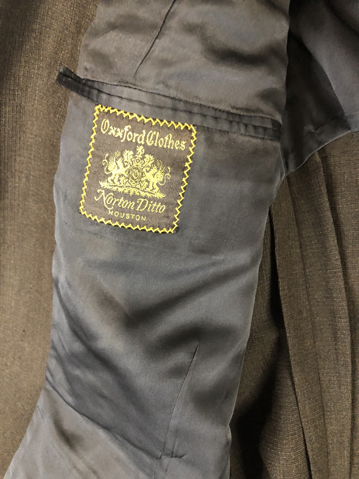 Oxxford Clothes Gotham Coat Mens 42 Tall Norton Ditto Jacket Brown ...