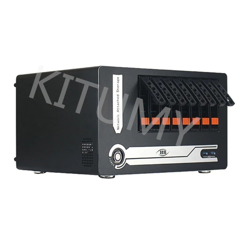 Nas Series 8 Disk Mini Server Hot Swap Enclosure Network Data Storage Appliance | eBay