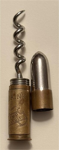 1900s Drink Lemp St Louis Beer Missouri Bullet Shaped Corkscrew M-25-1 ...