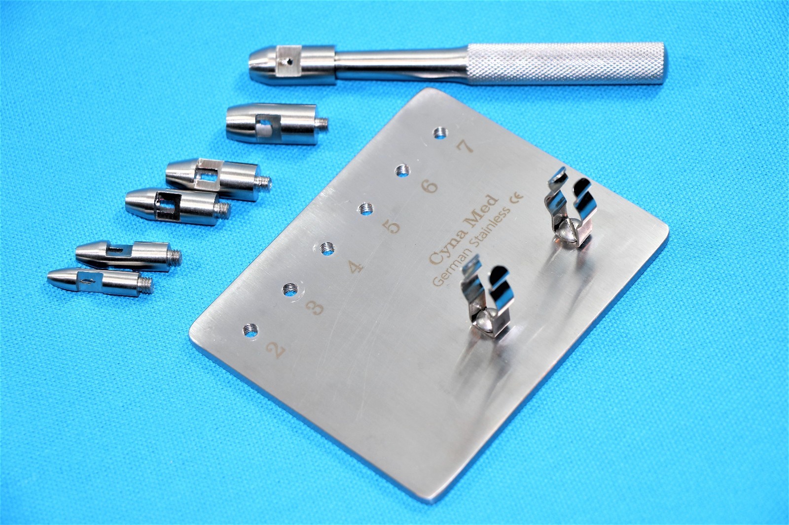 Premium GERMAN Keyes Dermal Punch 4" Set Dermatology Surgical ...