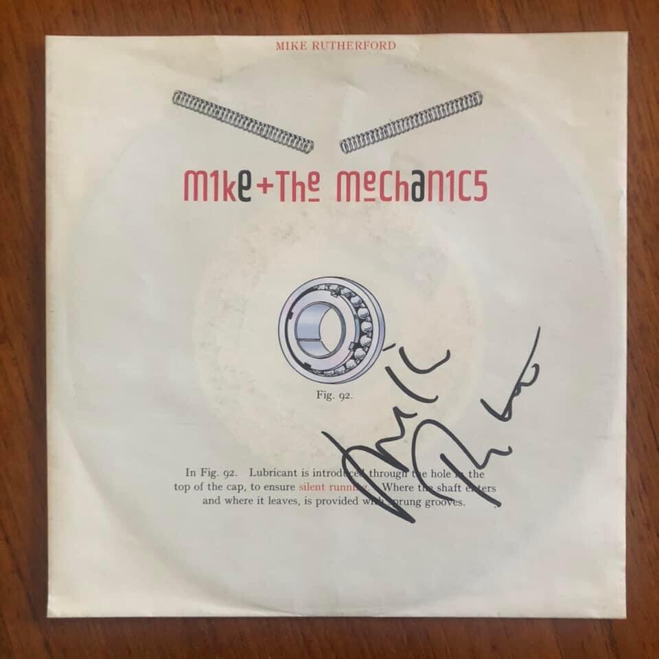 Mike+The Mecanics Silent Running 7” Single German Import Signed Mike ...
