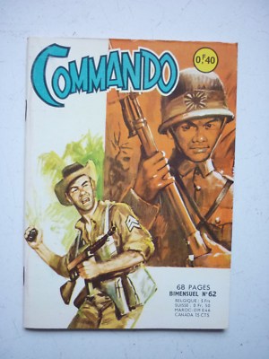 EDITION ARTIMA / COMMANDO / NUMEROS 62 / JUIN 1964 | eBay