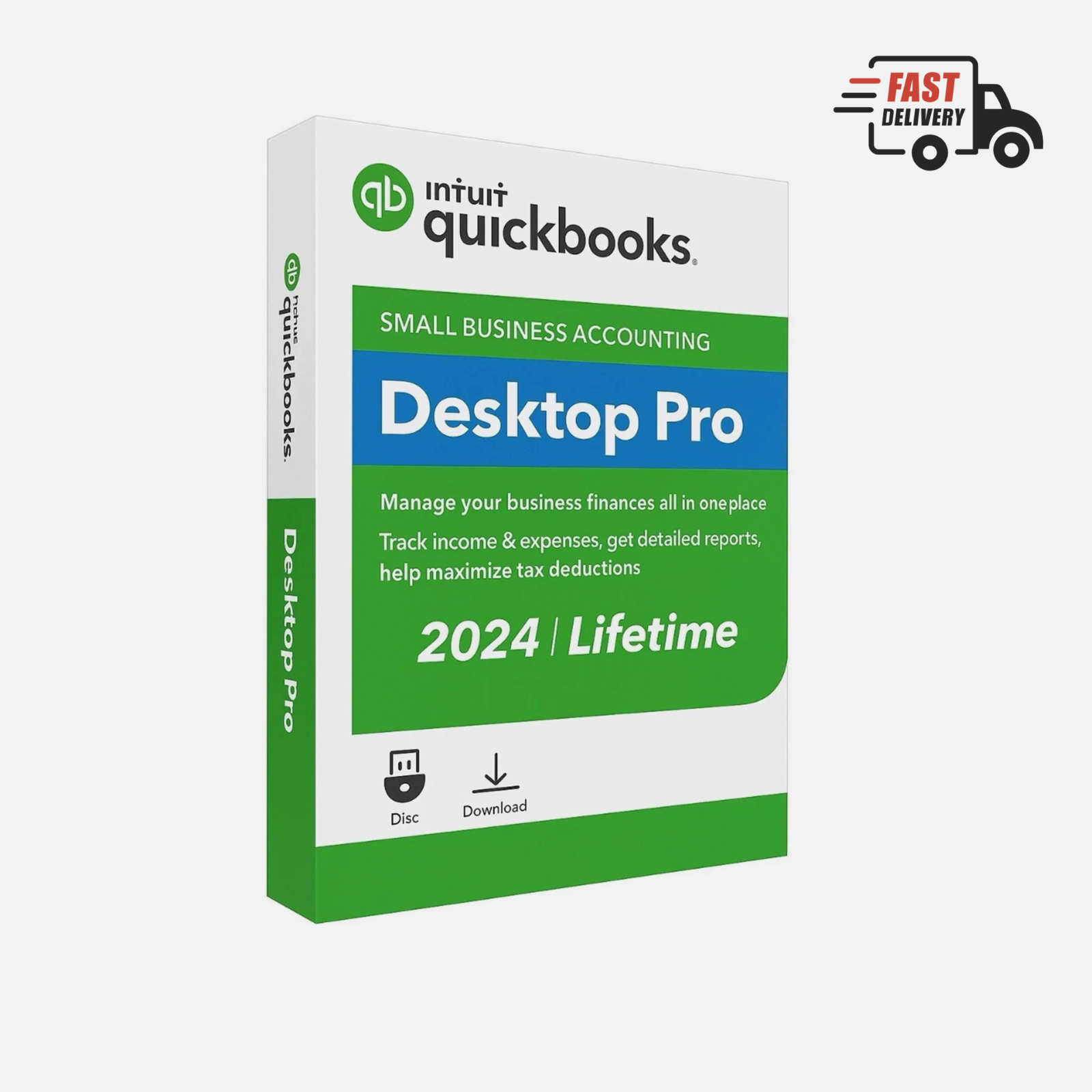 Intuit QuickBooks Desktop Pro 2024 – Full Version (USB) – For Windows ...