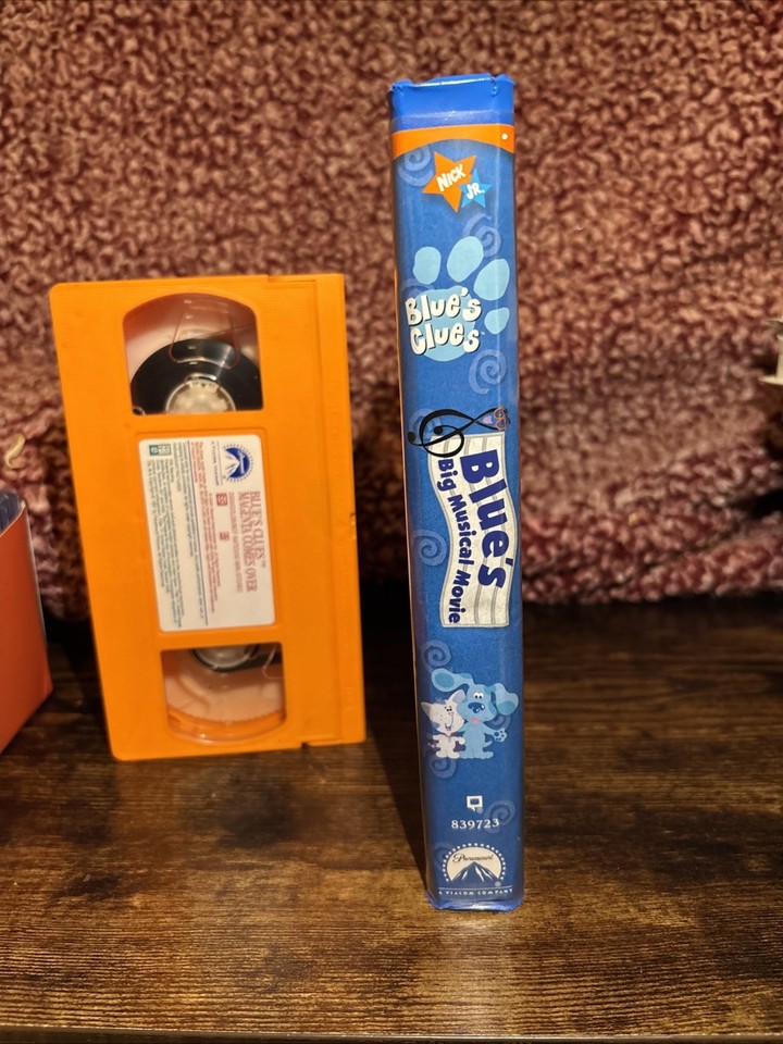 Blues Clues VHS Bundle, Blues Big Musical Movie & Blues Clues Magenta ...