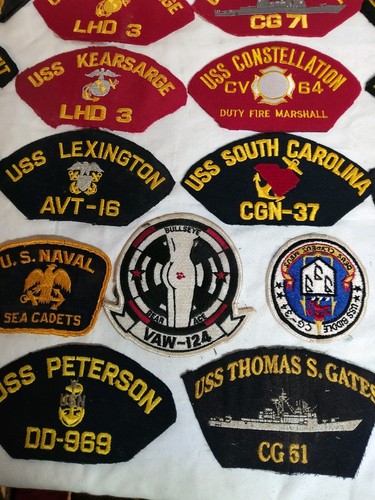 Large lot 26 Military patches USN USS COAST GUARD | eBay