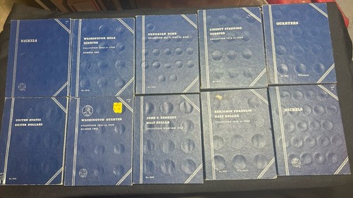Lot 14 Different Vintage Whitman Coin Folders + Sacagawea Folder | eBay