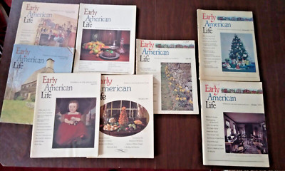 Colonial Style Decor History 8 "Early American Life" Magazines Mixed ...