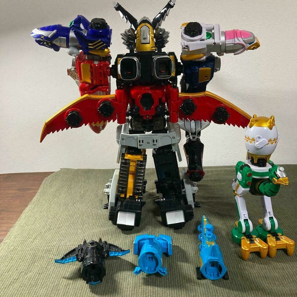 Power Rangers Megaforce Goseiger DX Ground Gosei Great Set Megazord ...