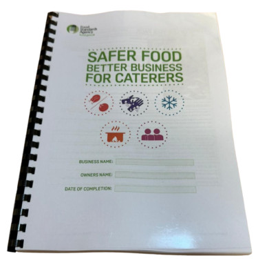 Safer Food Better Business For Caterers 2025 SFBB & 12 Month Diary ...