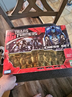 Transformer Chess Set Parker Brothers DreamWorks Hasbro 2007 Incomplete ...